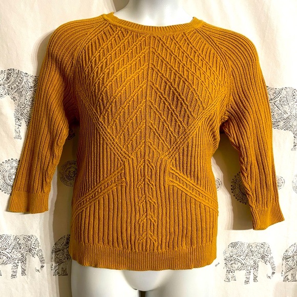Christopher & Banks | Sweaters | Womens Xl Christopher Banks Golden ...